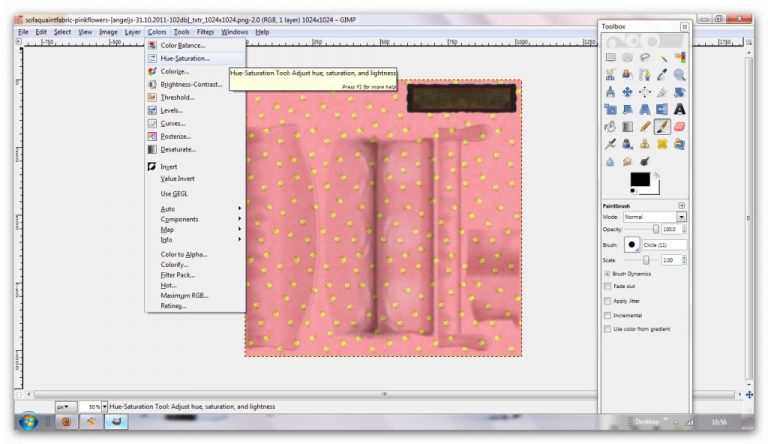Sims 2 - Basic Furniture Recolouring Using Gimp | Sim Fans UK