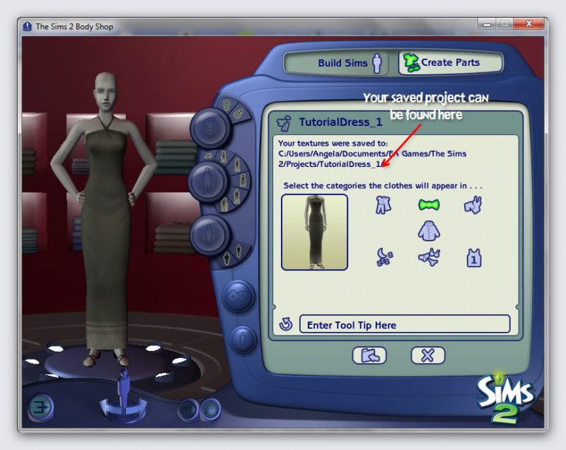 Beginner's Guide To Sims 2 Body Shop - Recolouring Clothes | Sim Fans UK