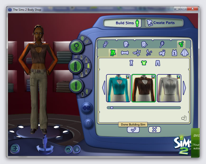 Beginner's Guide To Sims 2 Body Shop - Creating A Sim | Sim Fans UK