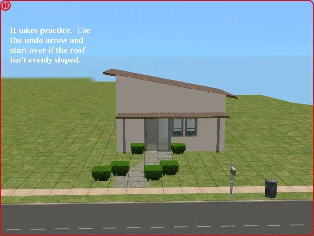 Sloping Roof for Sims 2 Base Game | Sim Fans UK