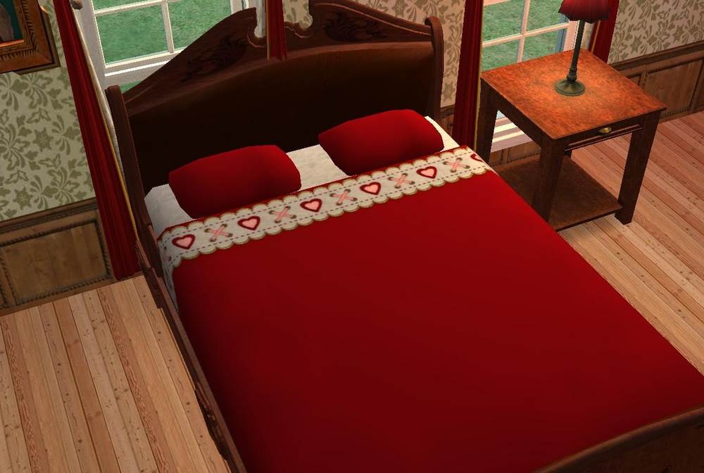 The Red Bed - Maxis Re-Colours | Sim Fans UK