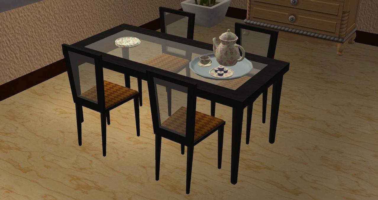 Glass-Topped Dining Chairs | Sim Fans UK